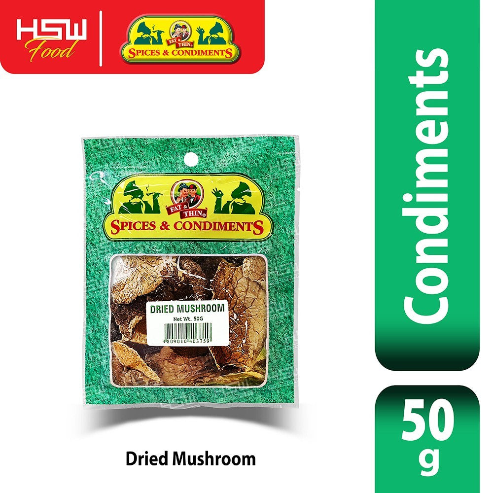 FAT & THIN DRIED MUSHROOM 50G – hswfoodmart
