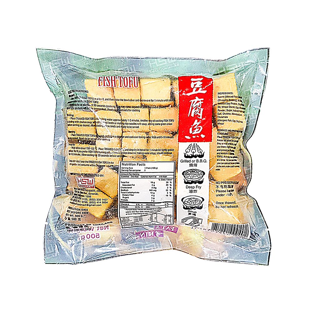 FAT & THIN FISH TOFU 500G – hswfoodmart