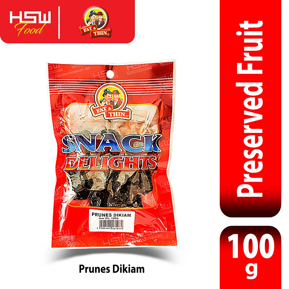 FAT & THIN PRUNES DIKIAM 100g – hswfoodmart